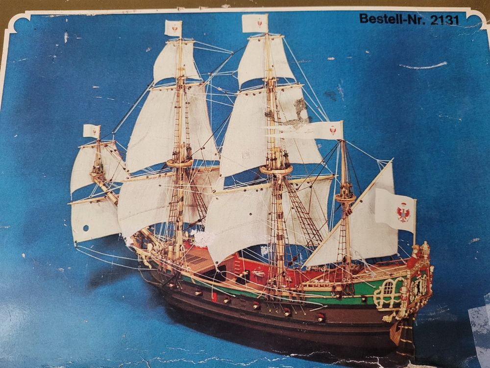 Holz modell schiff Fregatte Berlin von Graupner (Neu (gemäss ...