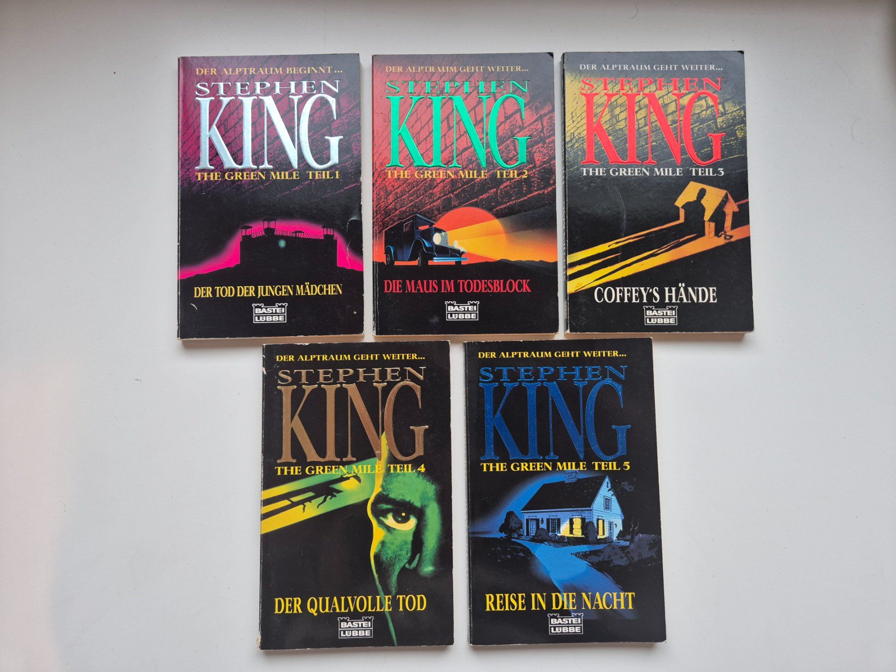 The Green Mile Teil 01 - 05 🐁🩸🪦 von Stephen King (Gebraucht) in ...