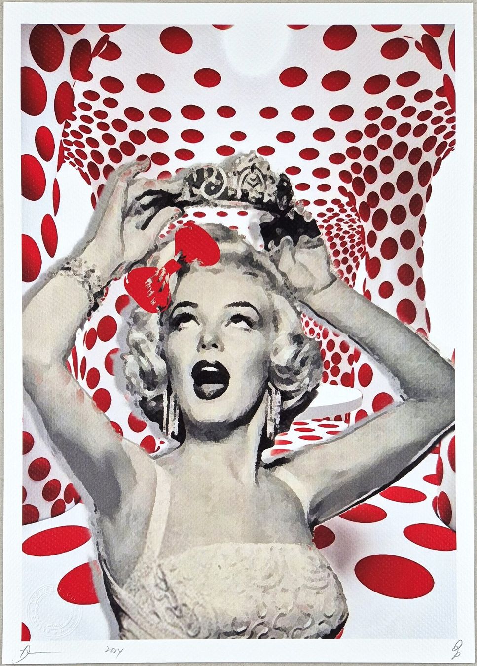 Death NYC Ltd Ed Pop Art Druck " Kusama Queen Marilyn Monroe (Neu ...