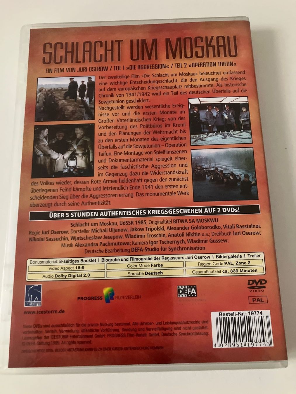 Schlacht um Moskau [2 DVDs] Oserow, Juri (Gebraucht) in Arbon für CHF ...