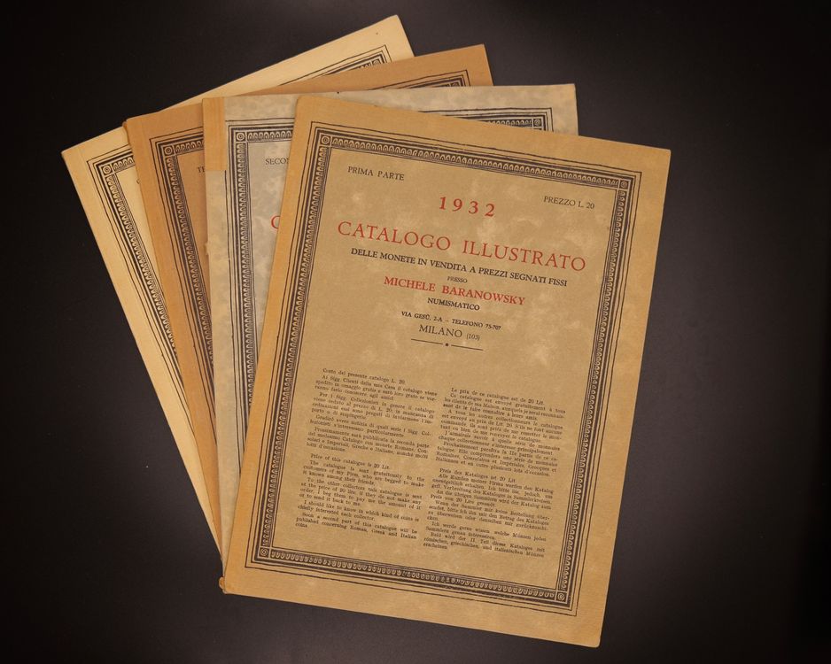 Baranowsky, Catalogo illustrato delle monete, 4 volumi (Usato) a ...