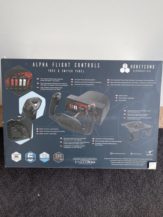 Honeycomb/ Alpha Flight Controls und Bravo Throttle Quadrant | Kaufen ...