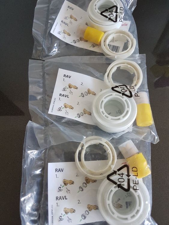 3 X Danfoss RAV & RAVL ADAPTER 014G0250 (Neu und originalverpackt) in ...