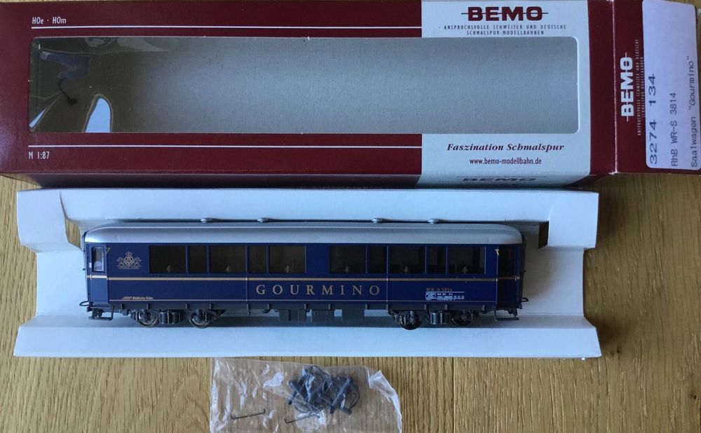 Bemo RhB WR-S 3814 Saalwagen Gourmino | Kaufen auf Ricardo