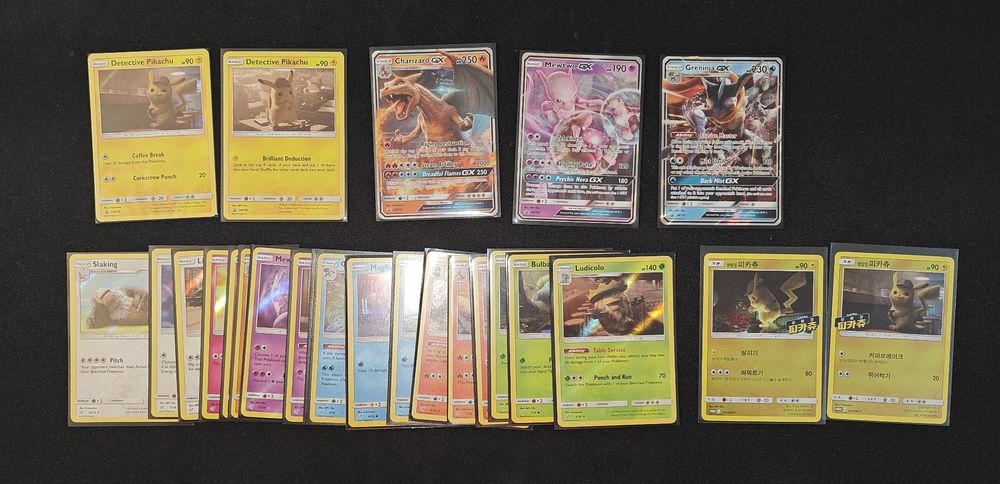 Komplettes Detective Pikachu Set inkl. zusätzlichen Promos (Gebraucht ...