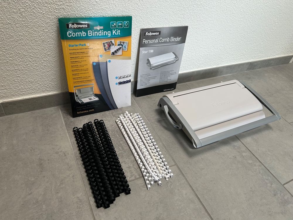 Fellowes Star 150 Bindesystem mit Zubehör, Top Zustand! (Gebraucht) in ...