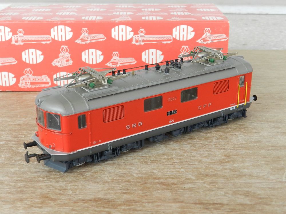 Hag H0 GL Analog E-Lok Re 4/4 I der SBB rot | Kaufen auf Ricardo