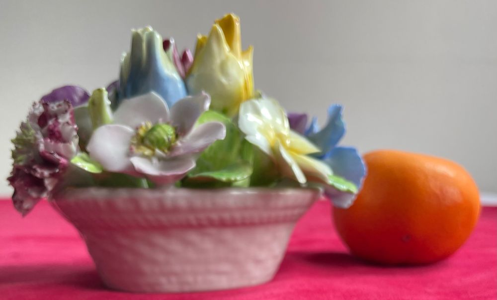 Vintage Royal Albert old Country Roses Porzellan Blumenkorb (Gebraucht) in Baar für CHF 15 – mit ...