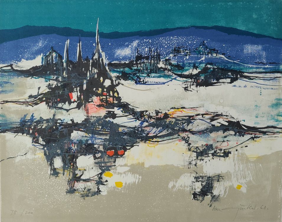 Max GÜNTHER (1934-1974) - Farblithographie (Gebraucht) in Elgg für CHF ...