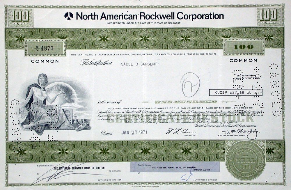 North American Rockwell Corporation - 1971 | Kaufen auf Ricardo