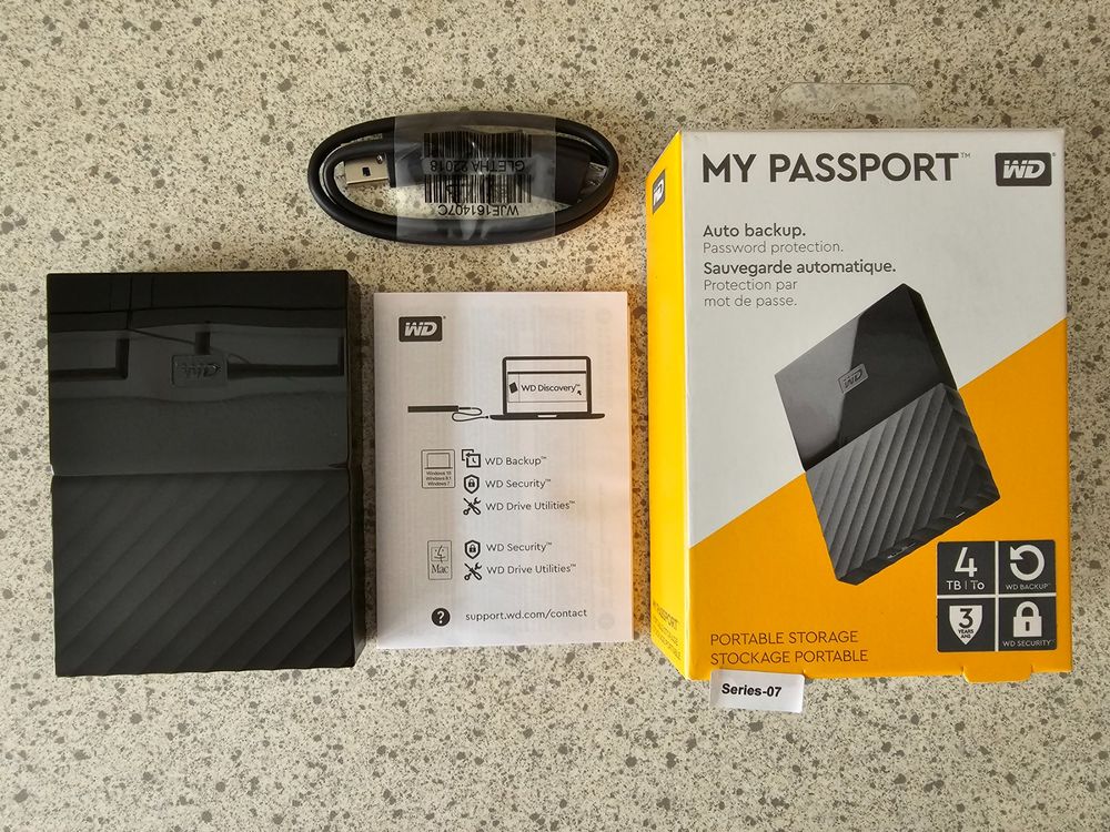 Externe 2,5“ Harddisk 4 Terabyte USB 3 - Western Digital (Gebraucht) in ...