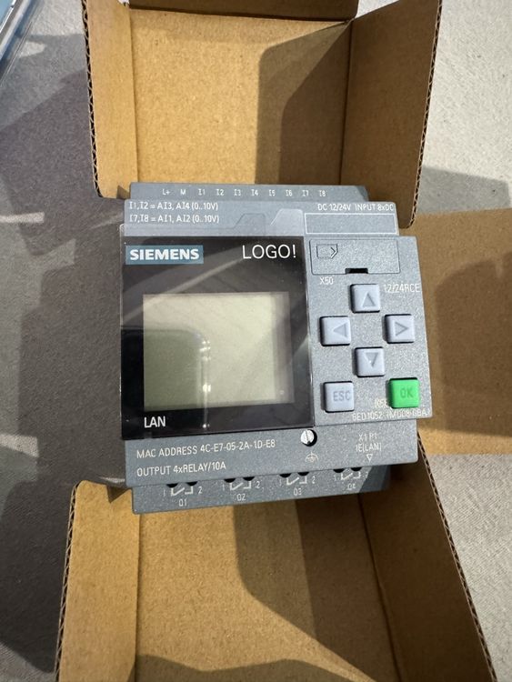 Neue Siemens LOGO! 12/24RCE + Power Supply + Soft Comfort (Neu und ...