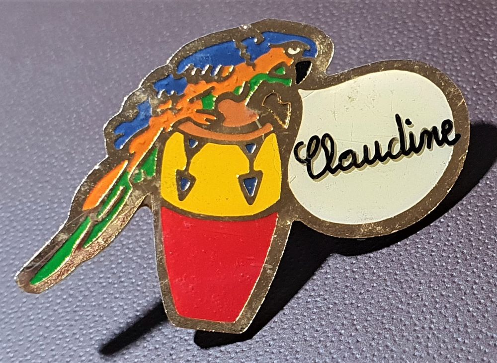 Q396 - Pin Papagei mit Trommel 7 Claudine | Kaufen auf Ricardo