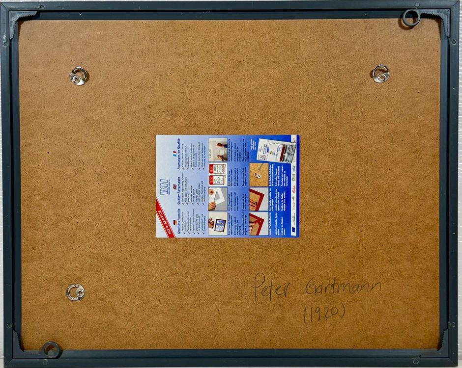 Peter Gartmann (1920) Aquarell (Gebraucht) in Root für CHF 10 – mit ...