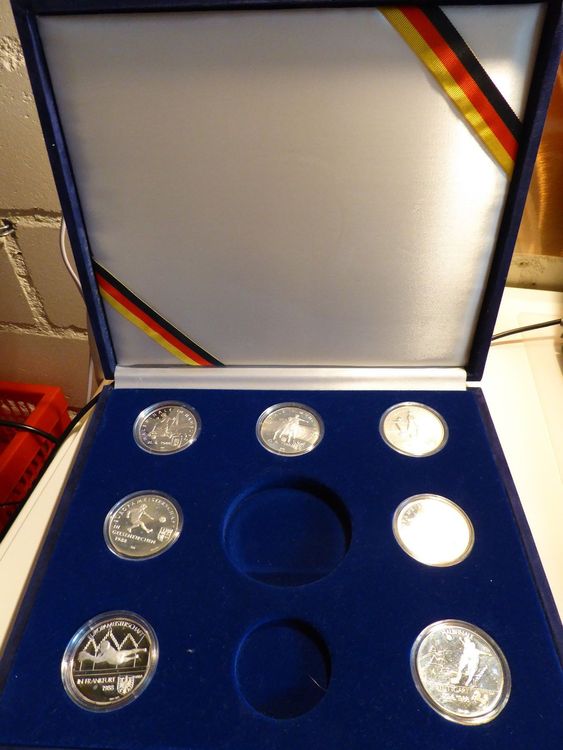 Sammlermünzen Europameisterschaft 1986-88, Silber 925 | Kaufen auf Ricardo