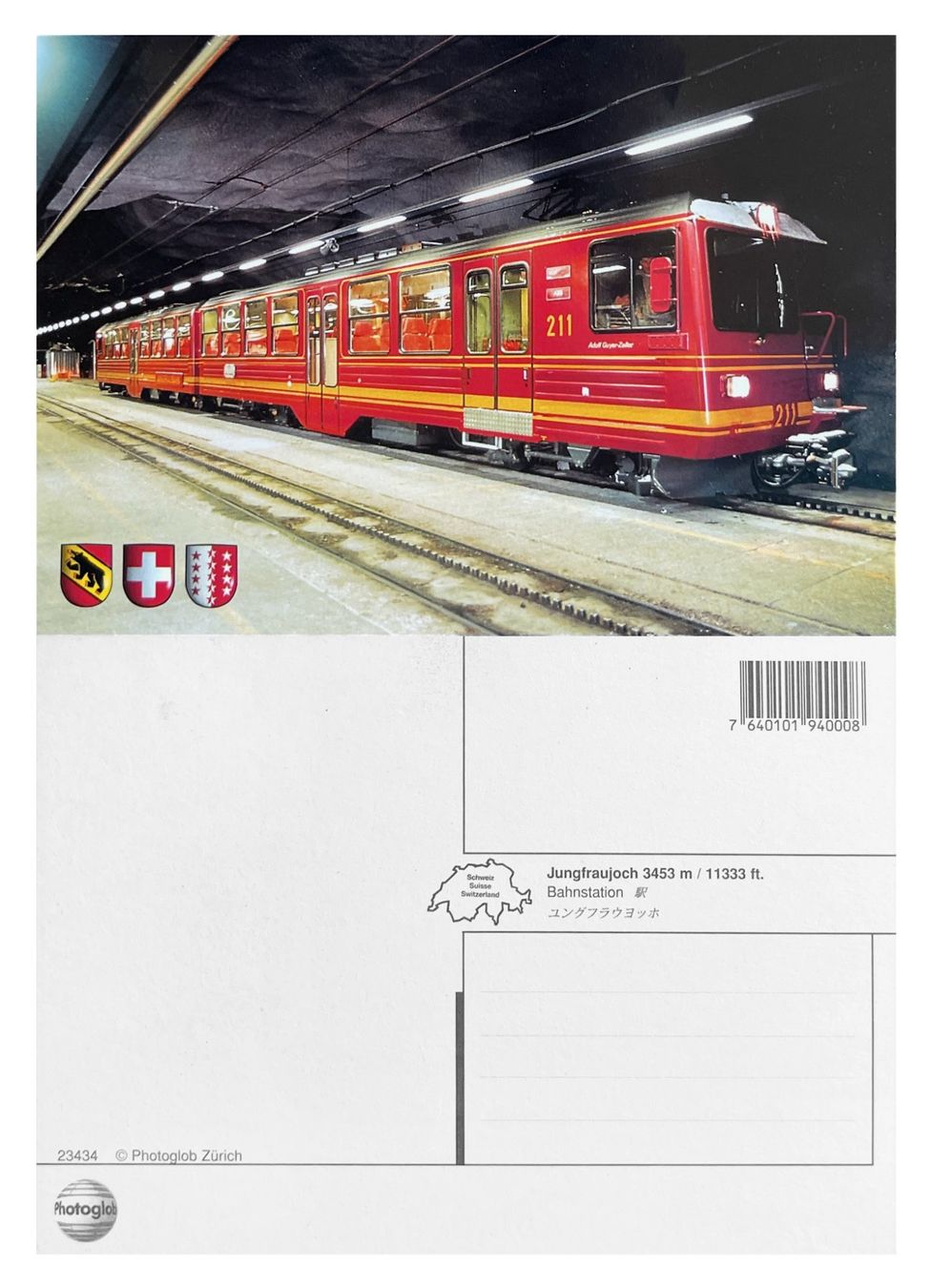 Jungfraujoch Berner Oberland Bahn Jungfraubahn JB BDhe 4/8 (Neu (gemäss ...