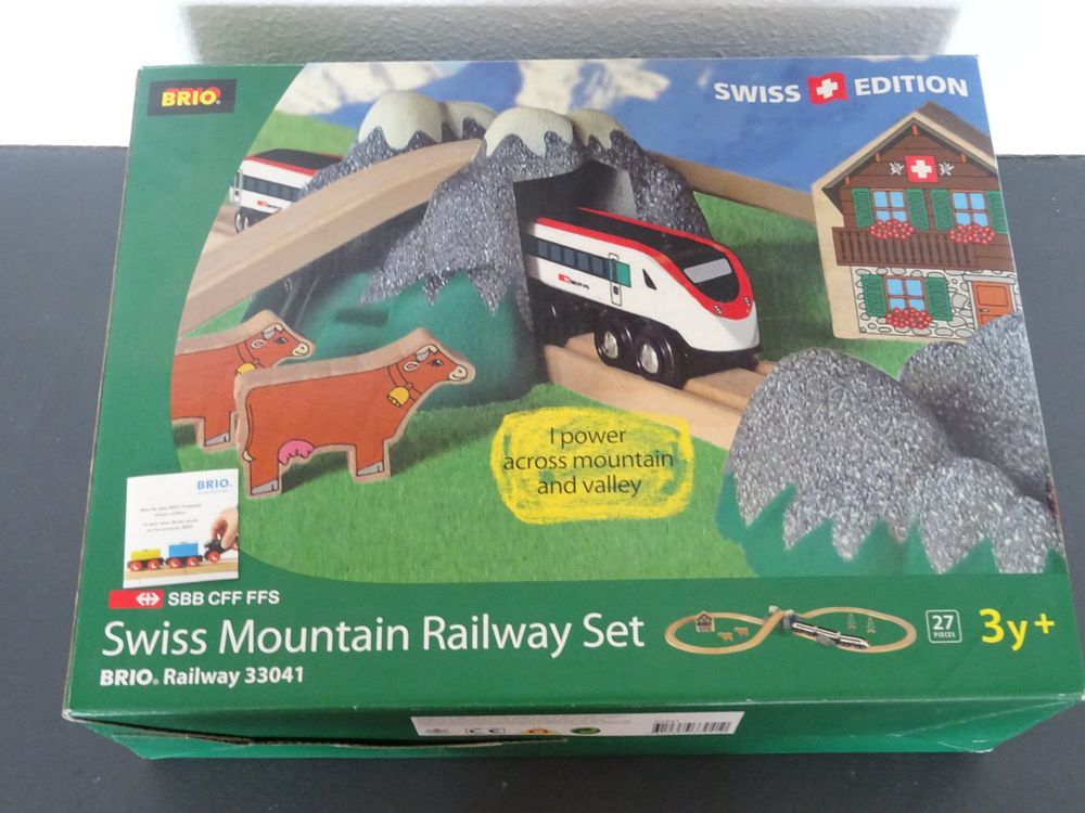 BRIO Swiss Mountain Railway Set SBB NEU Eisenbahn Set (Neu und ...