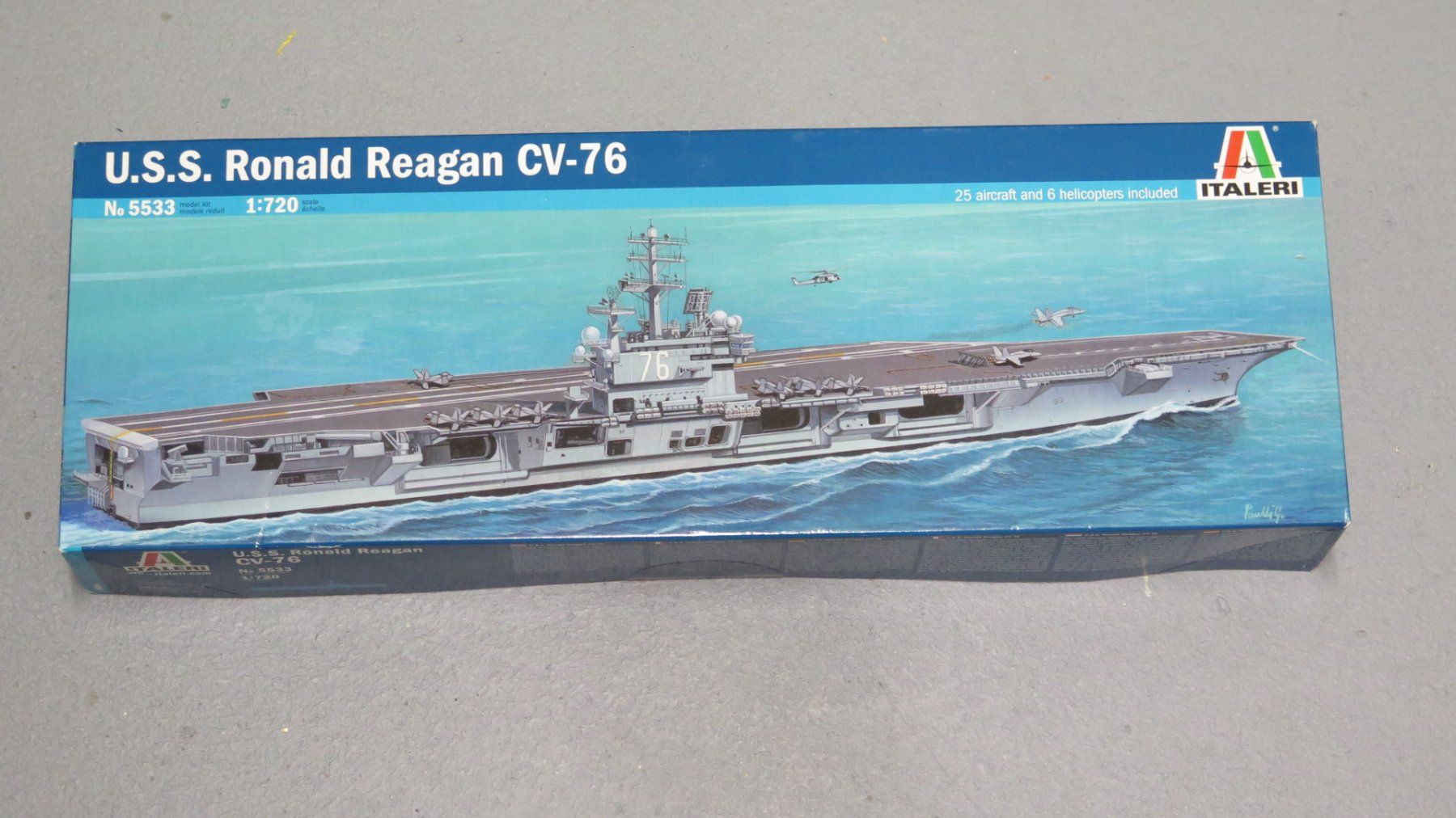 Flugzeugträger 1/720 - U.S.S. Ronald Reagan (Italeri) (Gebraucht) in ...