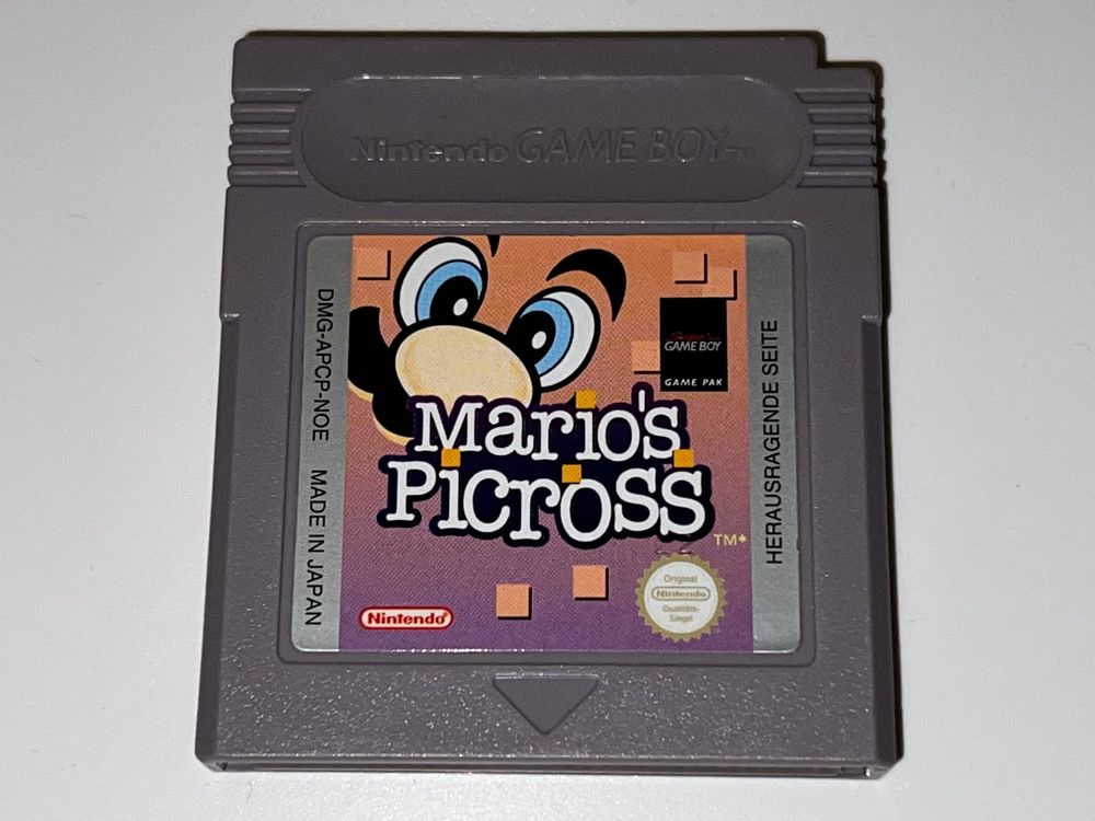Nintendo Game Boy Classic (GB) Spiel - Mario's Picross (Gebraucht) in ...
