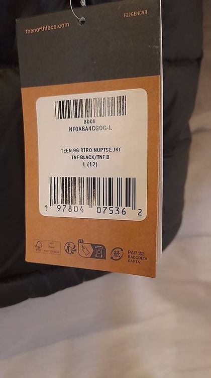 Veste Junior Nord Face, Teen 96 Rétro Nuptse, Neupreis 330.- (Gebraucht ...