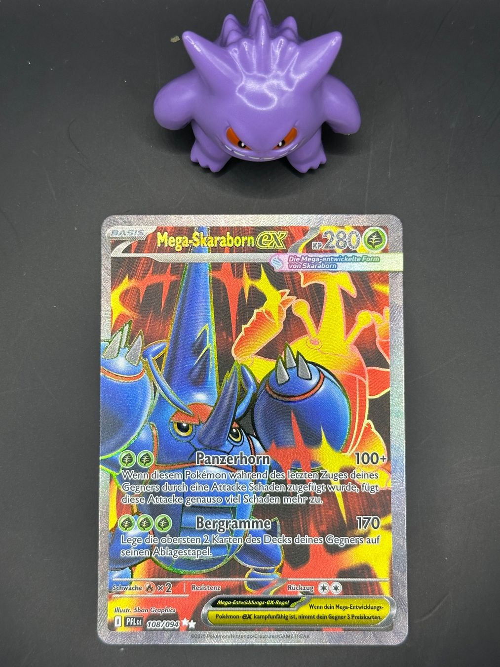 Pokémon Fatale Flammen - Mega-Skaraborn ex PFL 108 DE🔴 (Neu (gemäss ...