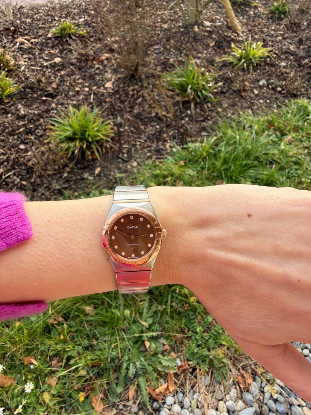 Omega Constellation 28 mm Steel Diamond Dial Full Set (Gebraucht) in ...