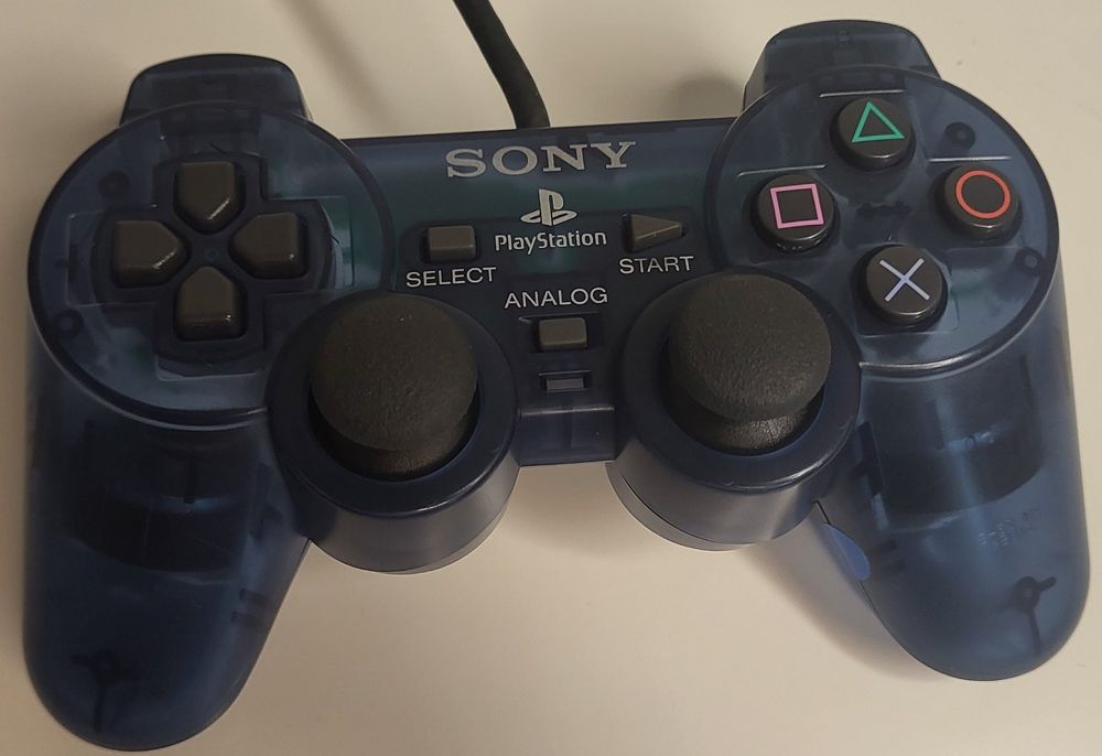 Original PS2-Controller Transparent Blau | Kaufen auf Ricardo