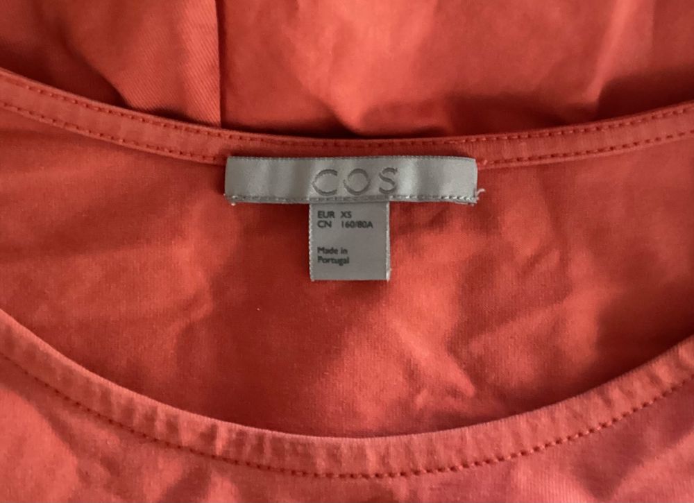 Cos tolle Tunika Kleid rot–orange Gr.S | Kaufen auf Ricardo