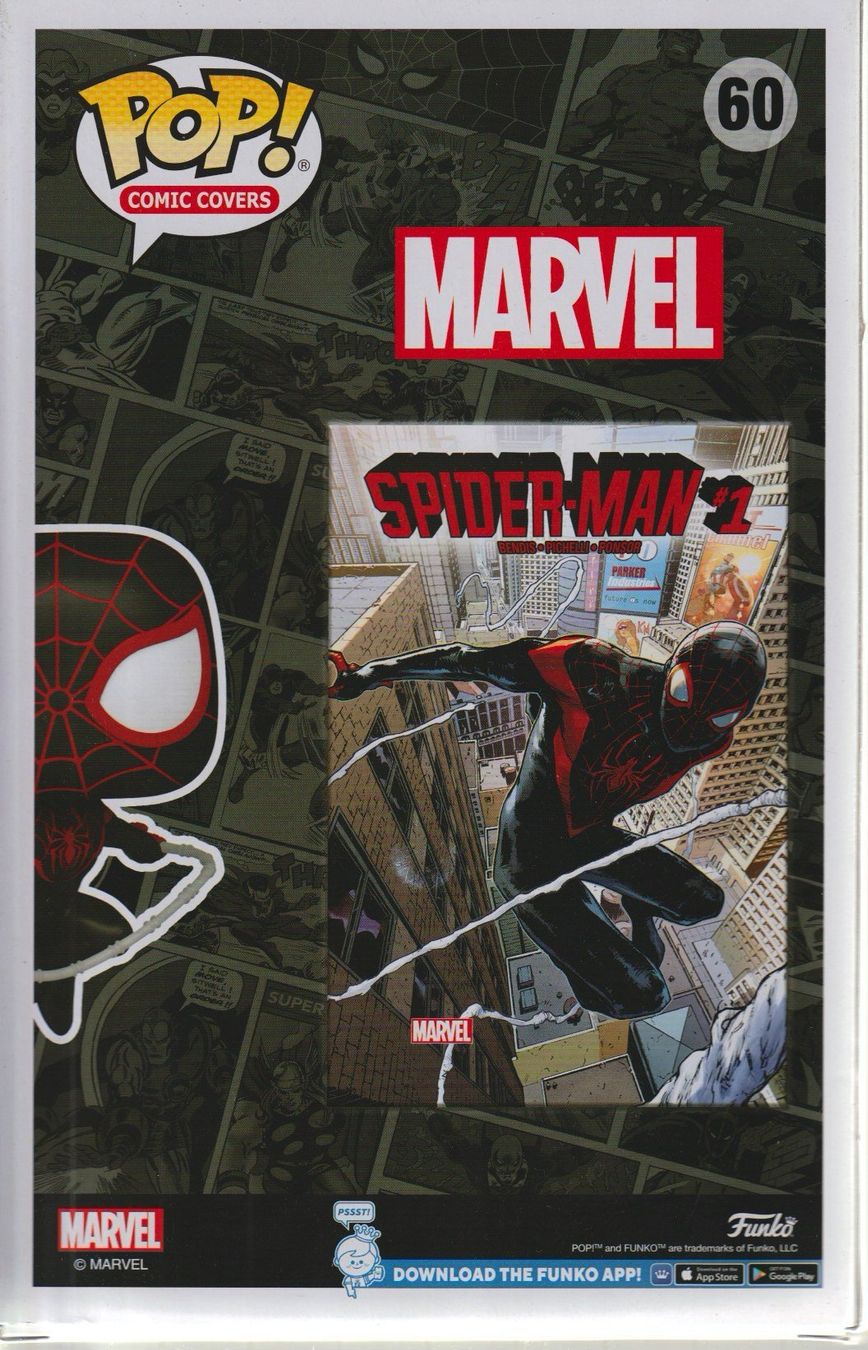 FUNKO POP! MARVEL COMIC COVERS # 60 SPIDER MAN ( MILES MORAL (Neu und ...