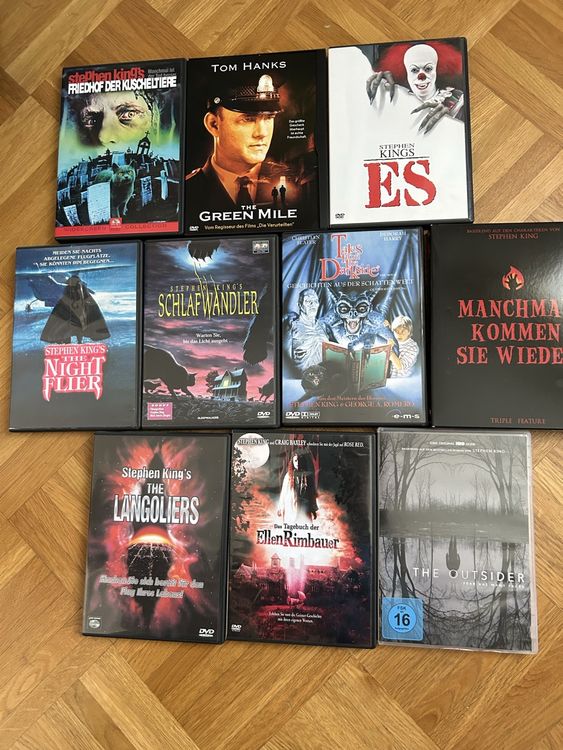 10 Horror DVDs, Stephen King | Kaufen auf Ricardo