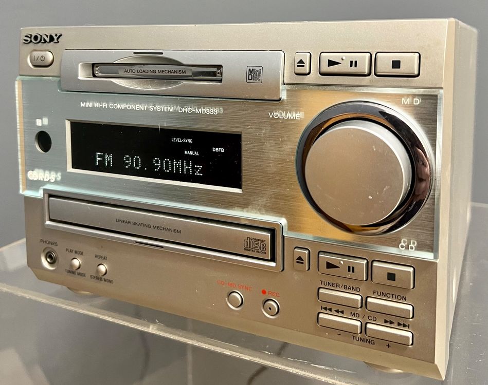 Vintage Sony Mini Disc Tuner CD Hi-Fi System (Gebraucht) in Reigoldswil ...
