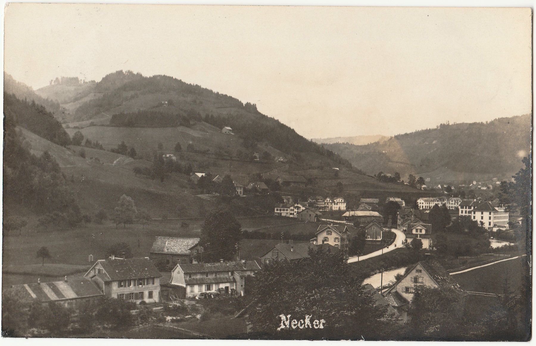 Necker zwischen Mogelsberg u. Brunnadern - (1921) (Gebraucht) in ...