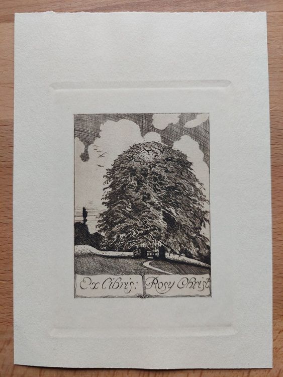 Exlibris Alfred Soder - Original Radierung (Gebraucht) in Obfelden für ...