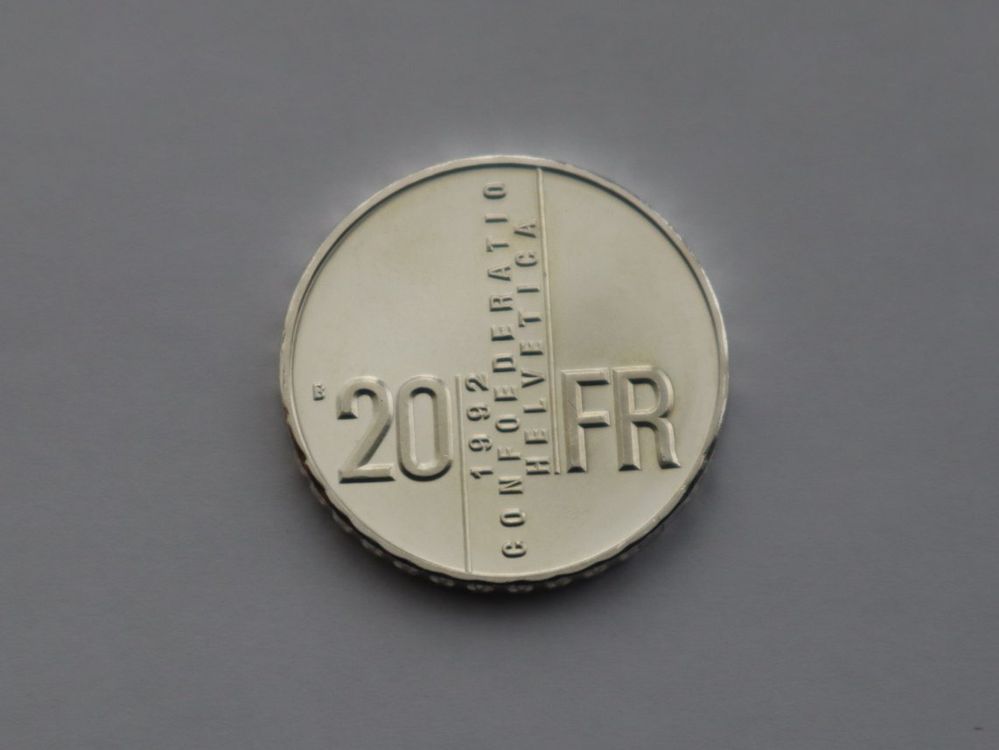 20 Fr. Gedenkmünze Gertrud Kurz 1992 (Gebraucht) in Reinach BL für CHF 22 – mit Lieferung auf ...