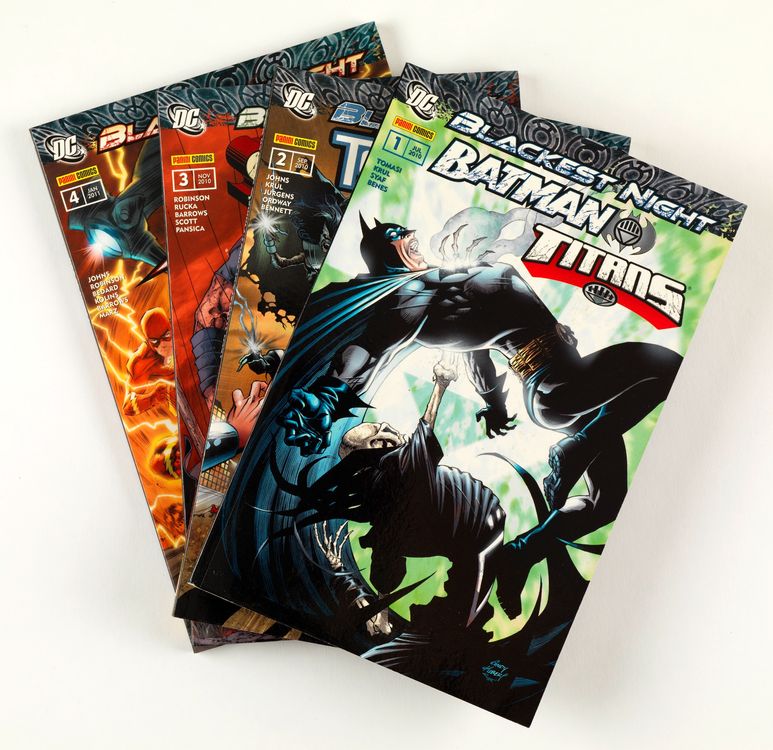 BLACKEST NIGHT #1-4 - BATMAN, TITANS, SUPERMAN, FLASH (Gebraucht) in st ...