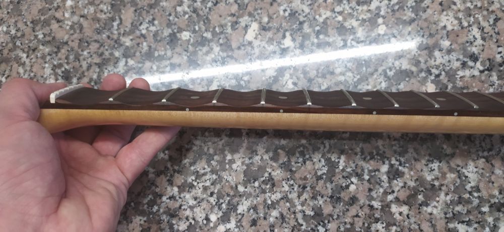 Stratocaster Hals, Neck, SCALLOPED FRETS! Rosewood Fretboard (Gebraucht ...