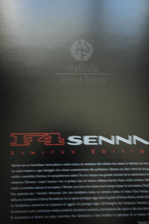 MV Agusta F4 Senna Lim. Edition - Seltenes Originalprospekt (Neu ...