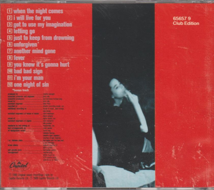 JOE COCKER - One Night Of Sin (Club Edition CD, Sammlerstück (Gebraucht ...