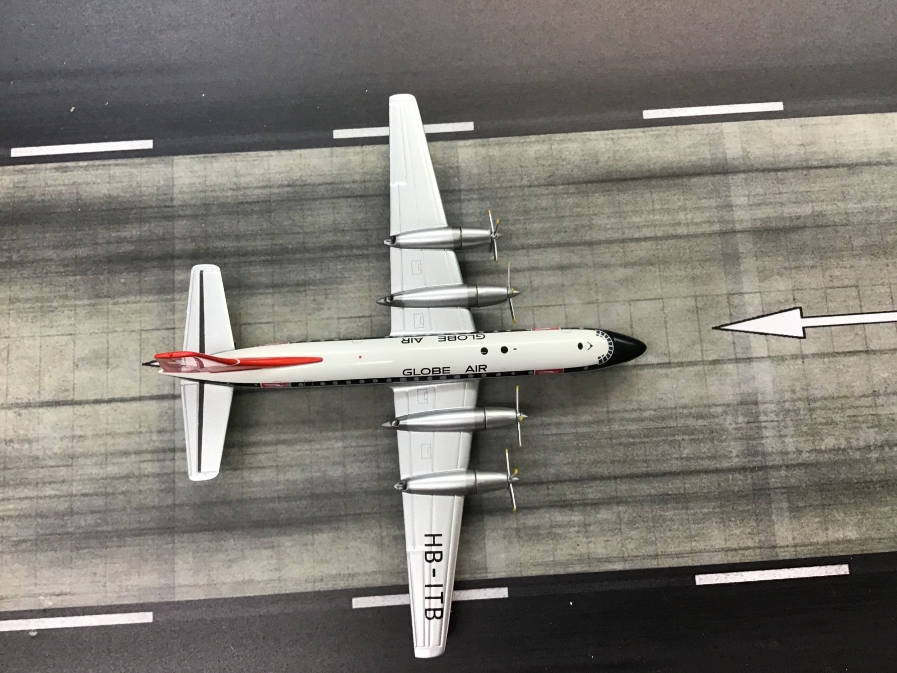 Swissair A321-111 Flugzeugmodell Globe Air HB-ITB, OVP (Gebraucht) in ...
