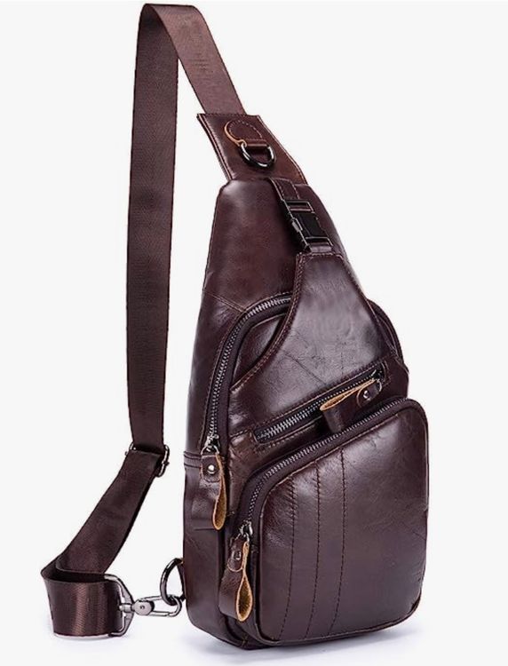 Weedee Slingbag Leder Schultertasche Kaufen Auf Ricardo