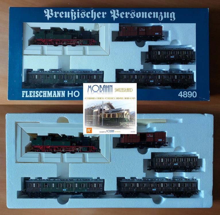 Fleischmann 4890 - Dampfzug mit T18 der K.P.E.V. (Neu (gemäss ...