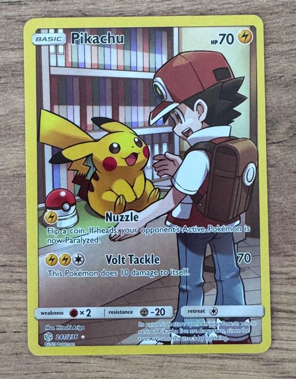 Pikachu Alt Art Pokemon Cosmic Eclipise CEC 241 (Gebraucht) in ...