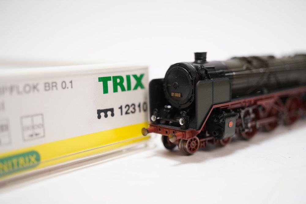 6∑ Minitrix 12310 DRB BR 01 Dampflok grün | Bastelware (Defekt) in ...
