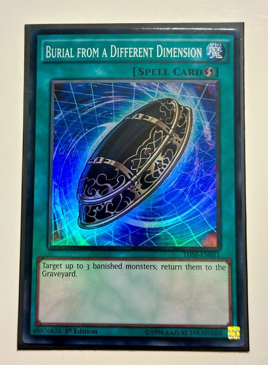 Yu-Gi-Oh! / Burial from a Different Dimension / Super Rare (Neu und ...