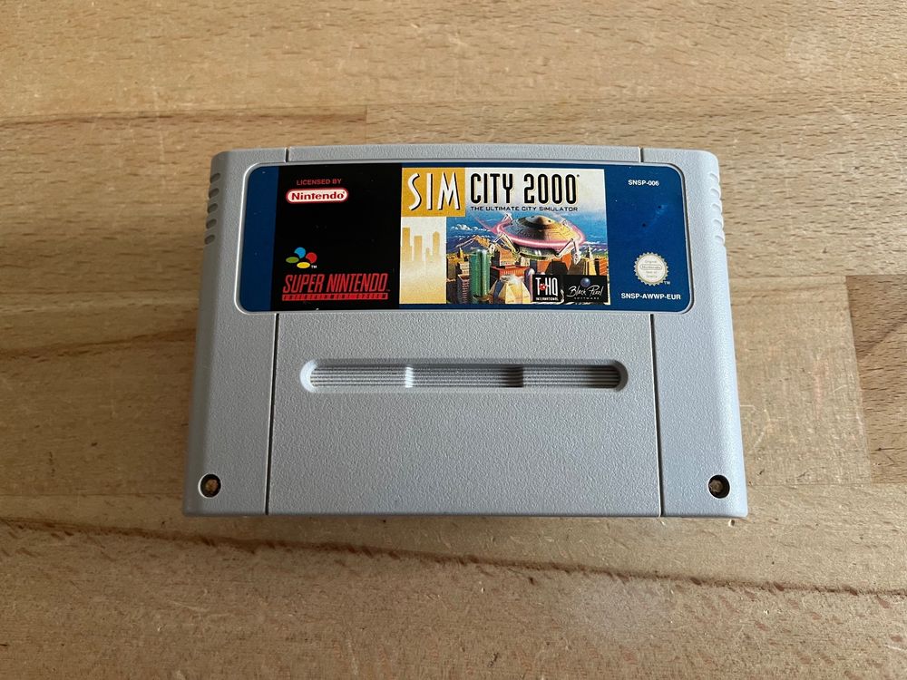 Sim City 2000 Super Nintendo SNES Modul (Gebraucht) in Thalwil für CHF 22 – mit Lieferung auf ...