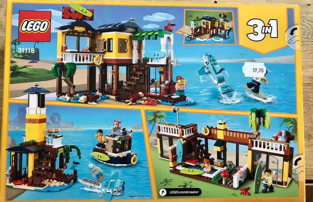 LEGO Creator Surfer Strandhaus 3 in 1 Bausatz 31118 | Kaufen auf Ricardo