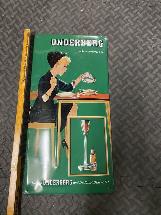 Original Underberg Blechschild Reklame | Kaufen auf Ricardo