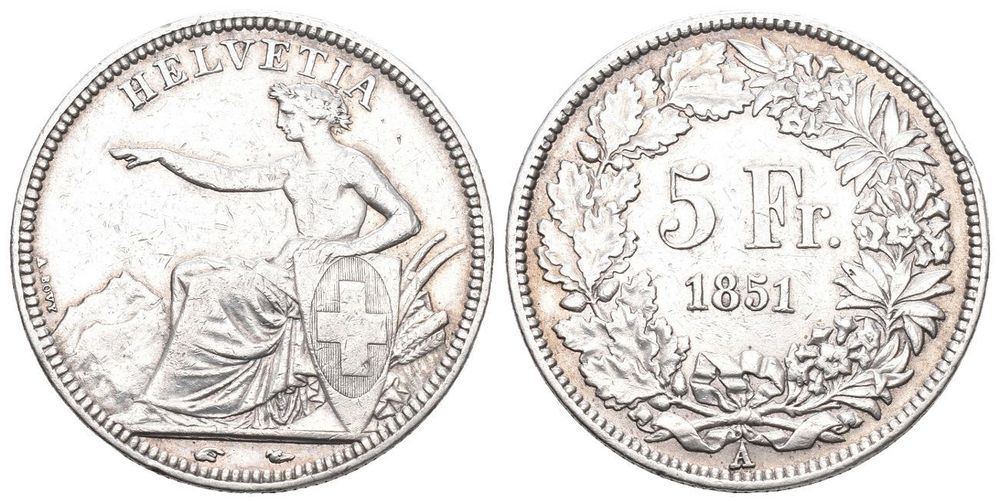 5 Franken 1851 | Kaufen auf Ricardo