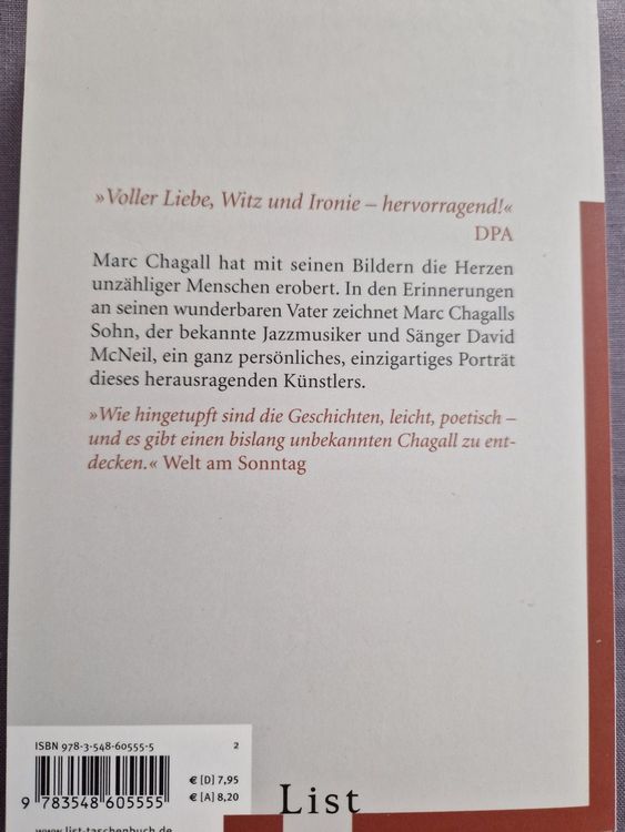 David McNeil Auf den Spuren eines Engels Kindheit Chagall (Gebraucht ...