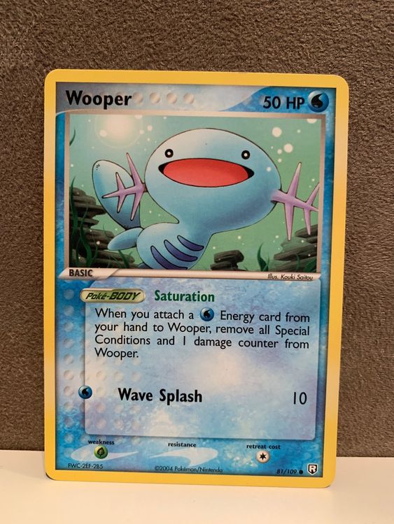 Pokemon Wooper EX Team Rocket Returns ENG 81/109 (Gebraucht) in ...